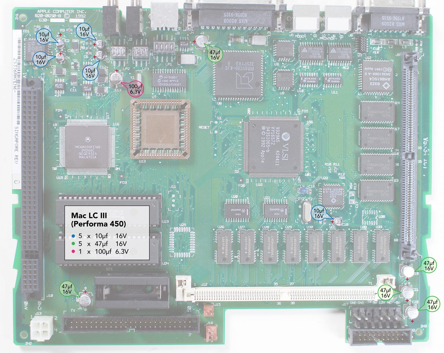 Macintosh LC III (Performa 450) - Recap-a-Mac